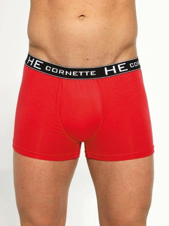 Bokserki Męskie z szeroką gumą High Emotion | Cornette | HE 503/RED | Czerwone | Najlepsze Gacie ...